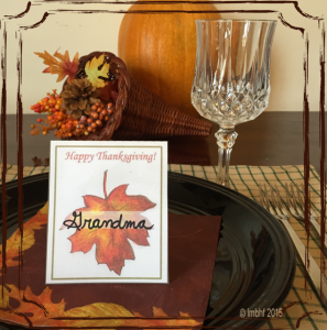 Printable Table Place Cards for Thanksgiving ~ Love My Big Happy Family