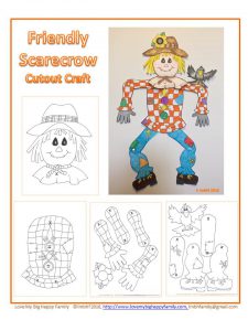 Cute Scarecrow Craft - Perfect Fall Decoration - DIY