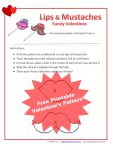 Lips & Mustaches - Funny Valentines! ~ Love My Big Happy Family