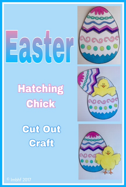 Hatching Chick Easter Cut Out Craft ~ Love My Big Happy Family