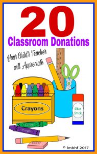 20 Classroom Donations Your Child's Teacher will Appreciate
