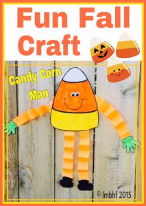 Candy Corn Man Printable Craft - Downloadable Craft for Kids