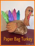 Paper Bag Turkey ~ Love My Big Happy Family