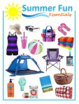 Summer Fun Essentials - Everything you need to enjoy summer.